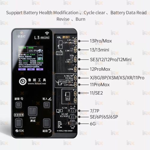 پروگرامر باتری و فیس آیدی L3 mini Luban – آی فیکس